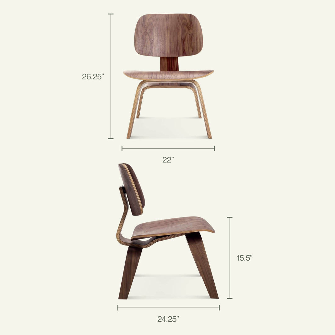 EM Molded Plywood Lounge Chair (lcw)