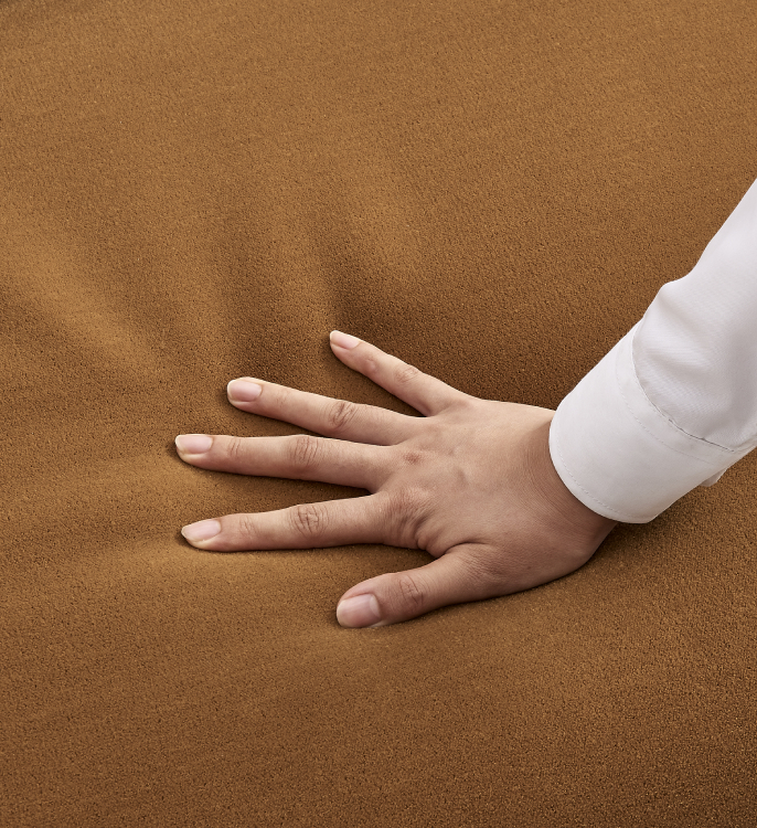 Aria Modern Curved Back Block Sofa