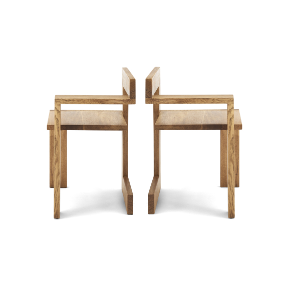 Gerrit Rietveld Steltman Deconstructivist Design Wood Accent Chair