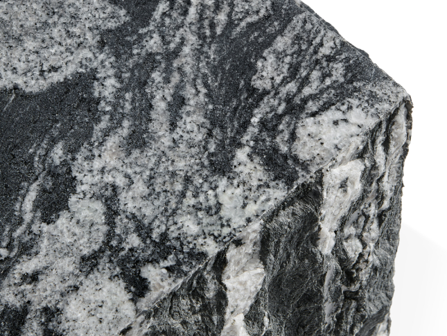 Onda Textured Stone Plinth Cube Side Table & Plinth Block Tall End...